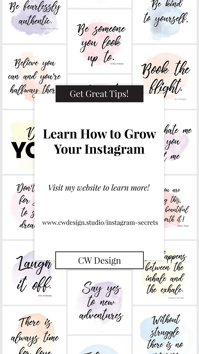 20 Inspirational Quotes for Instagram, Social Media Posts Social Media ...