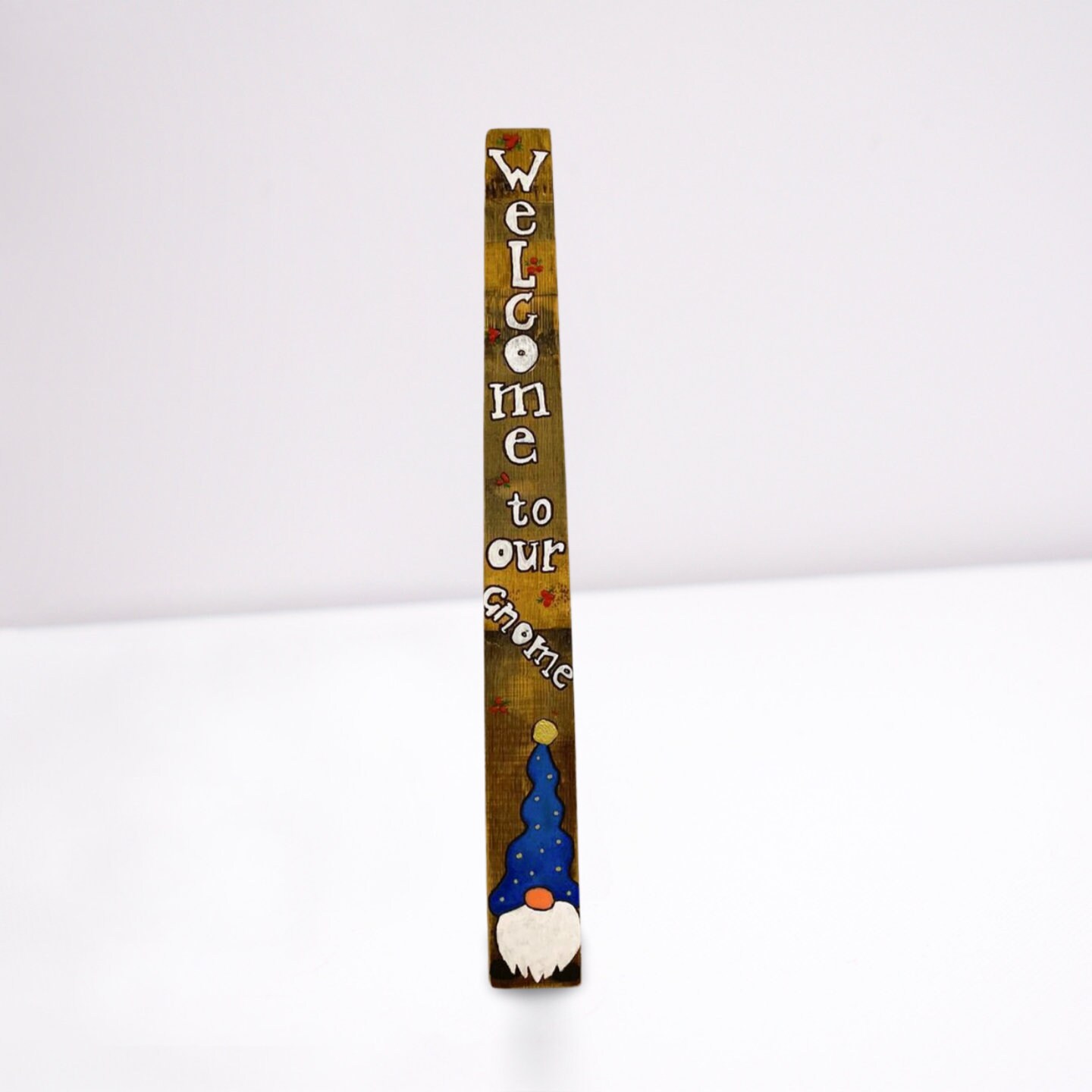 Custom Rustic Wine Stave Christmas Gnomes - Handcrafted Holiday Decor ...