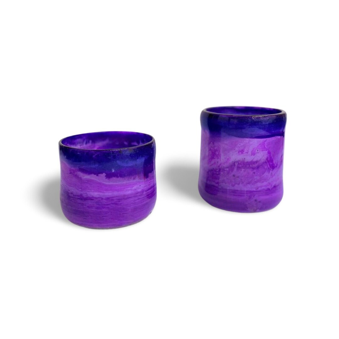 Artisan Hand-poured Custom Glass Pots: Unique Home Deco - Etsy