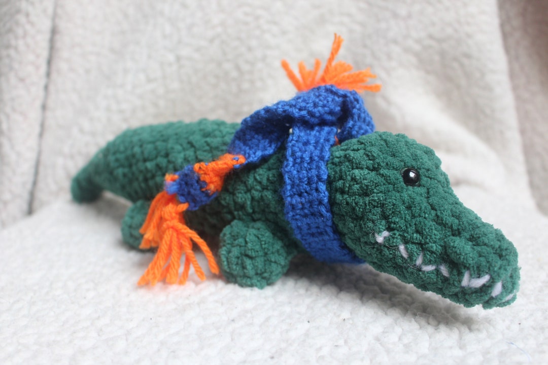 Florida Gator Crochet Amigurumi Mascot Stuffed Animal - Etsy