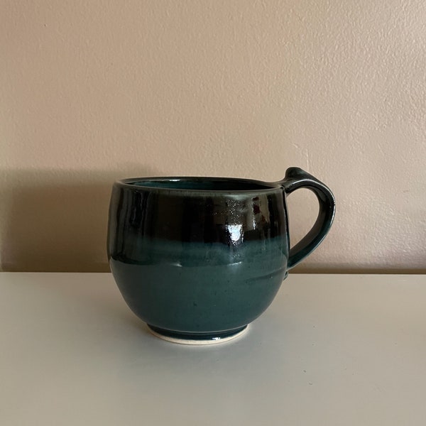 Dark Green Ceramic Coffee Mugs - Etsy