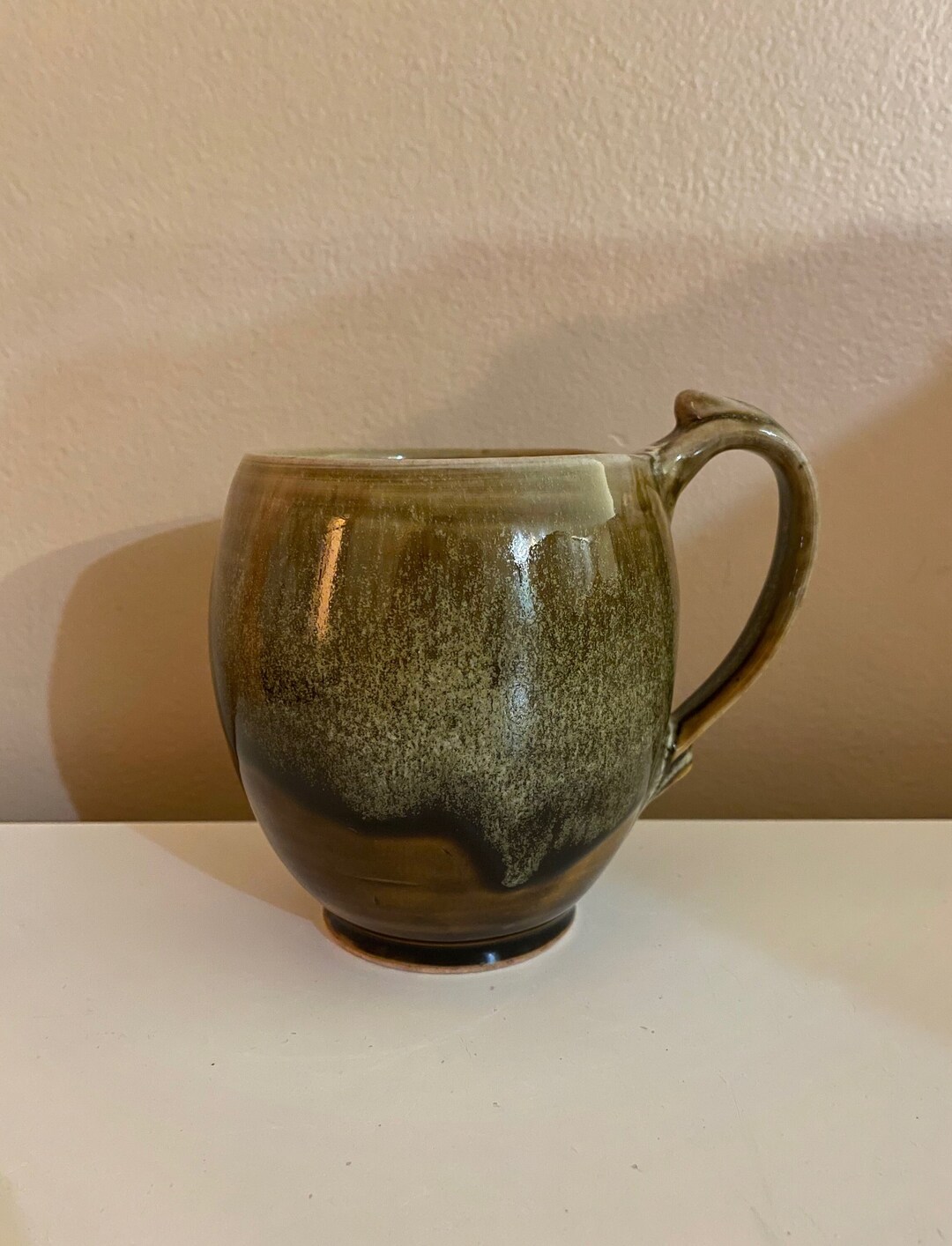 Brown and Tan Coffee Mug - Etsy