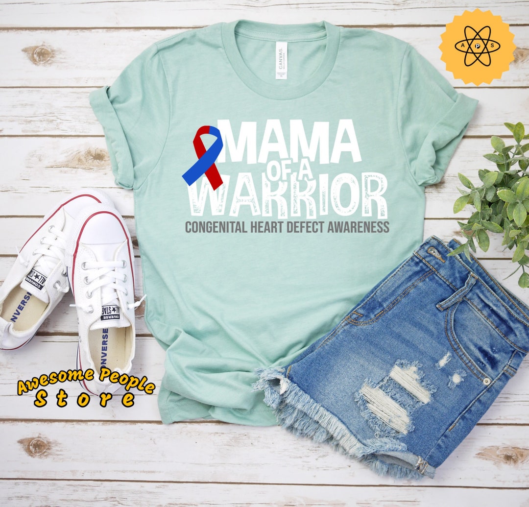Congenital Heart Shirt, Heart Defect Shirt, Heart Awareness, Mama of A ...