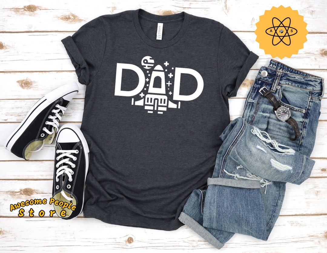 Outer Space Dad / Astronomy Cosmonaut Cosmos Space Earth T Shirt / Geek ...