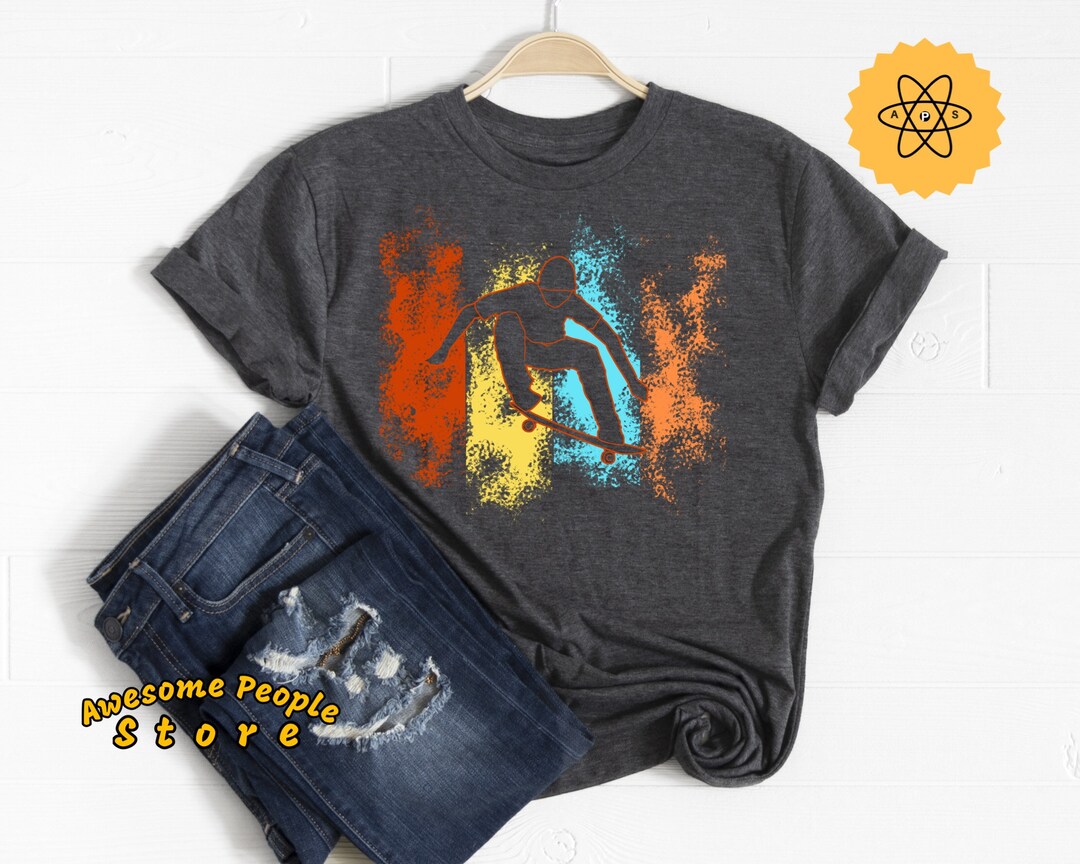 Skateboarding Shirt, Skateboarder Tee, Skateboarder Gift, Skateboarding ...