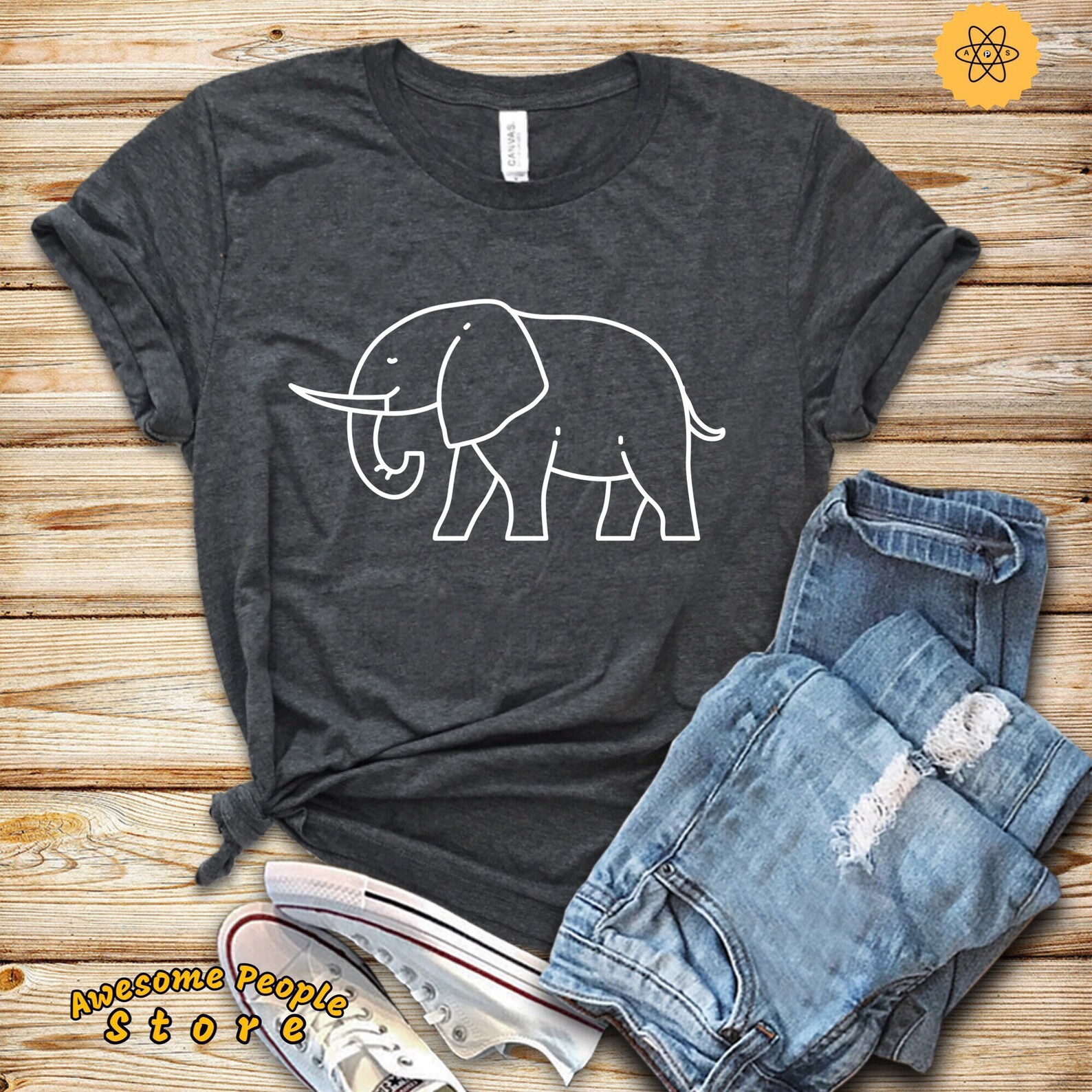 Elephant, Elephant Shirt, Button Down Shirt, Baby Elephant, Elephant ...