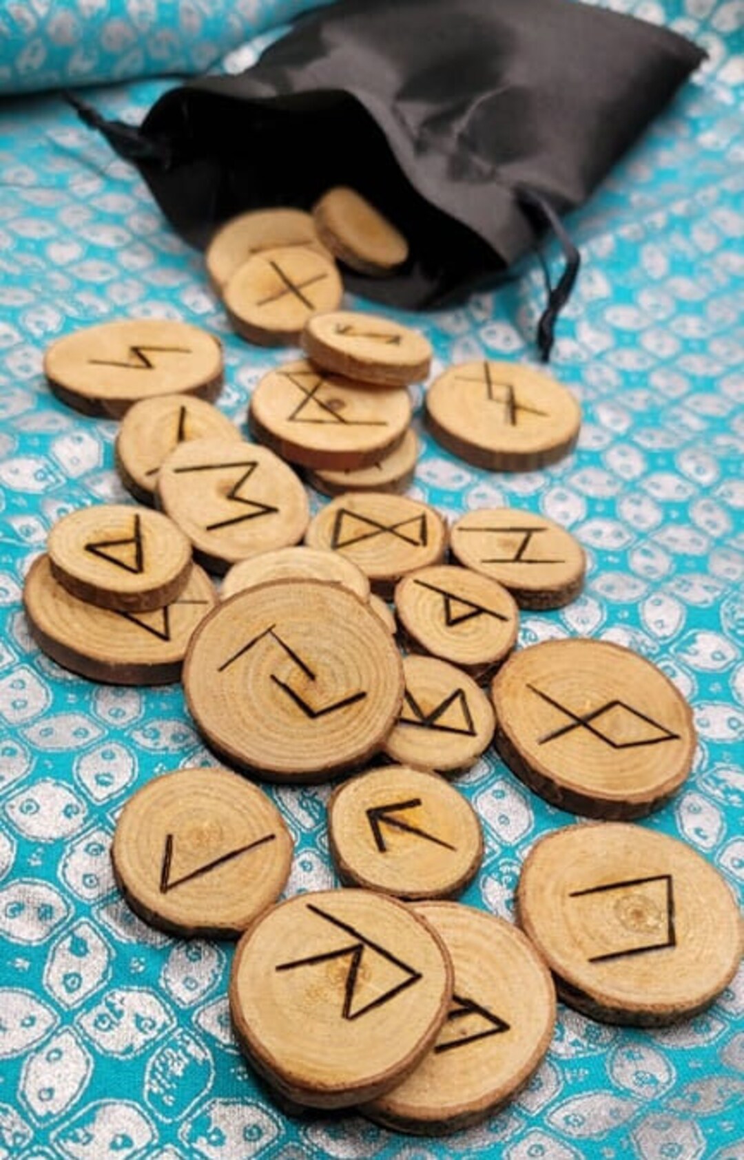 Hand Carved Futhark Runes: Divination Tool - **SALE** - Etsy