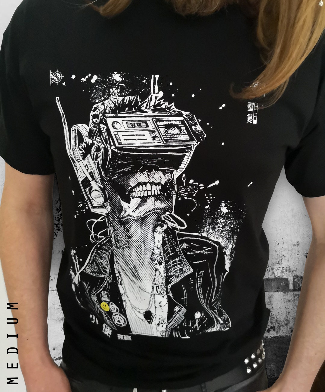 Cyberpunk Heavy Metal T-shirt - Etsy