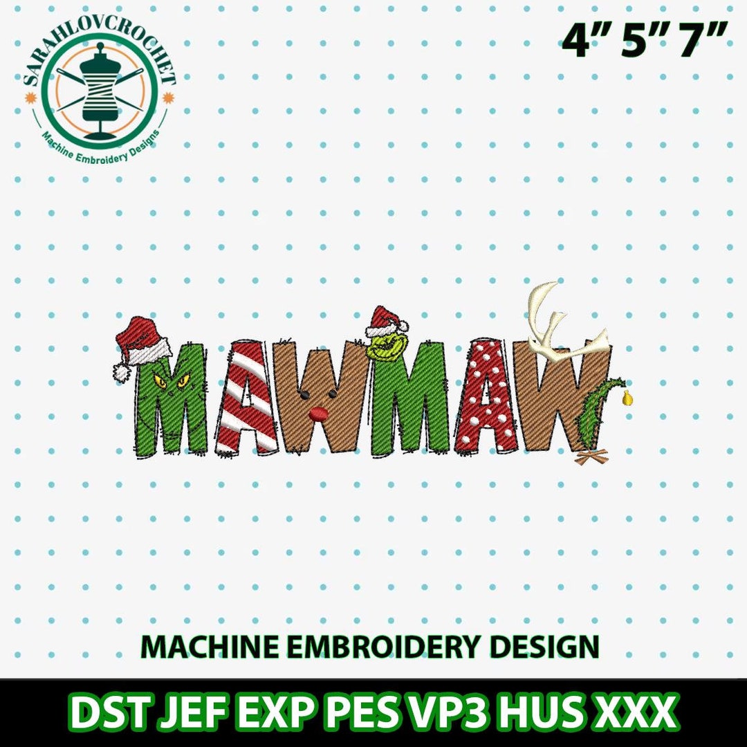 Tis the Season Embroidery Design, Christmas Family Text Embroidery File ...