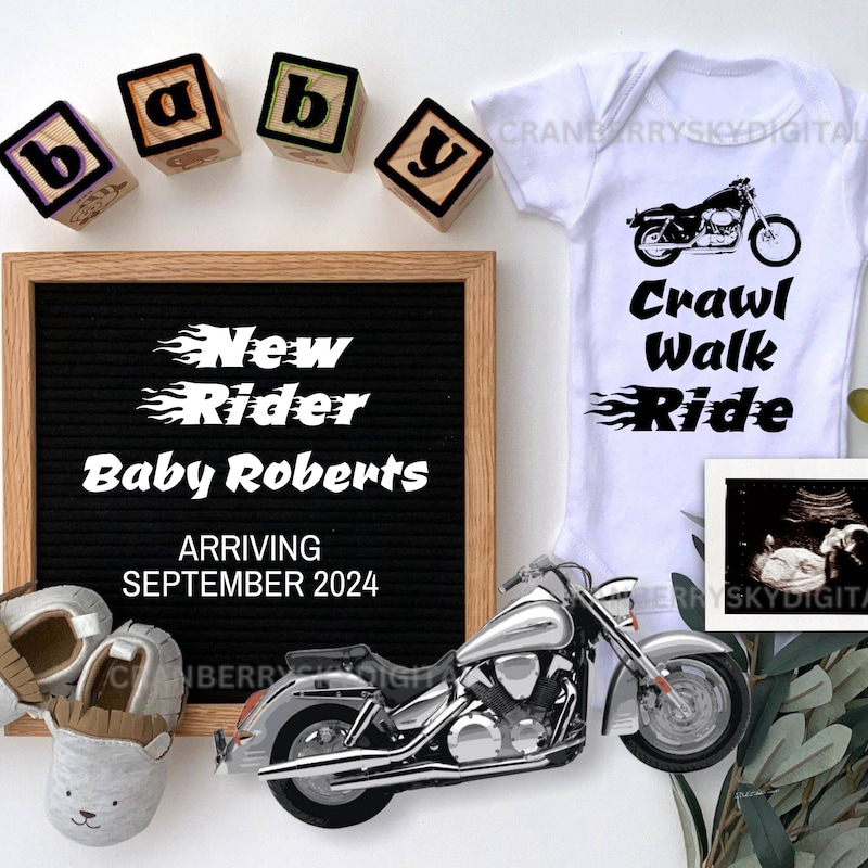 Motorcycle Baby - Etsy