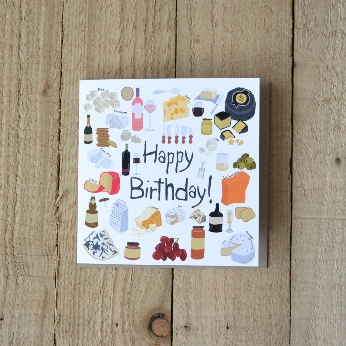 Cheese Platter Card - Etsy