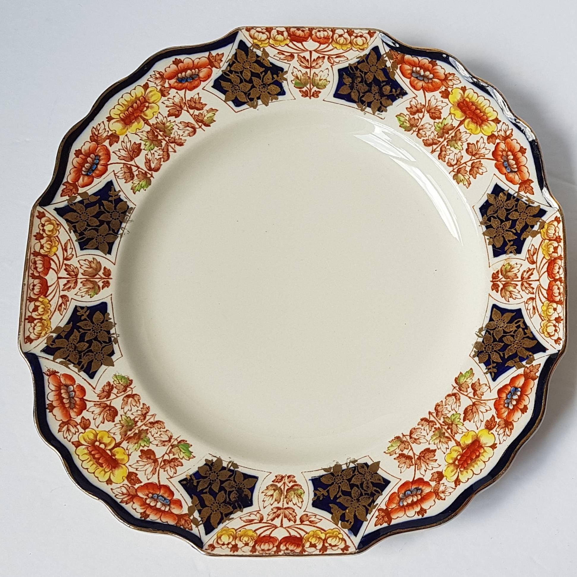 Set of 8 China Dinner Plates by Myott Son & Co Derbytone 7808 - Etsy