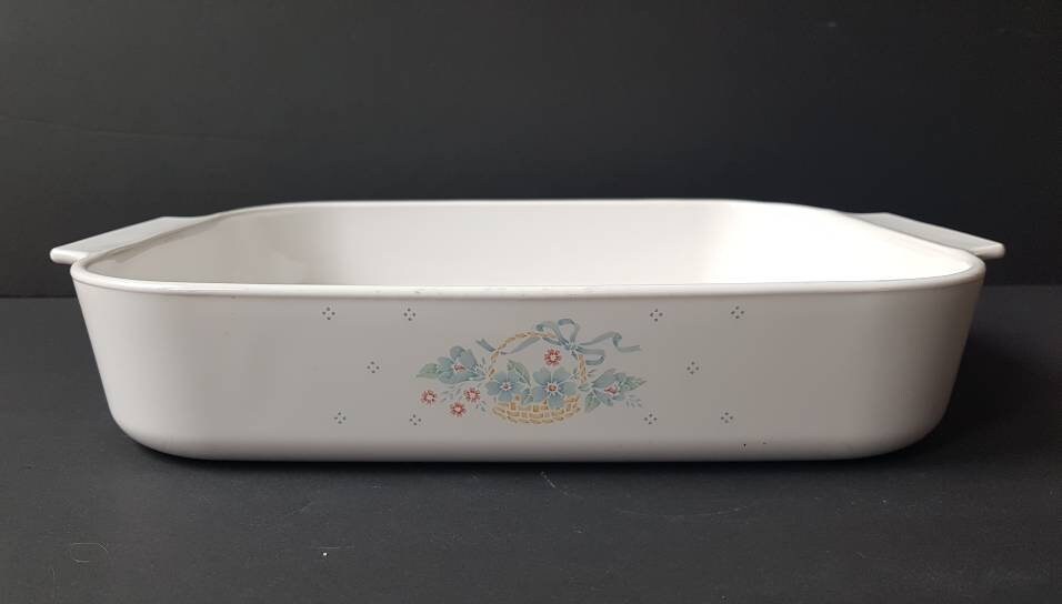 Vintage Pyrex country Cornflower Open Roaster - Etsy Canada