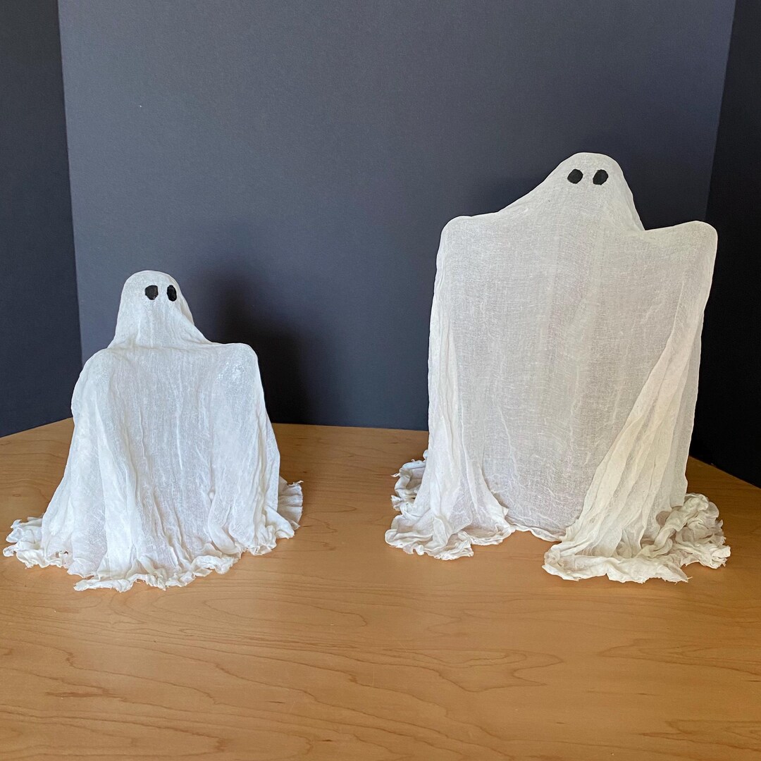 Cheese Cloth Ghosts | Handmade | Spooky Arms in the Air | Standup ...
