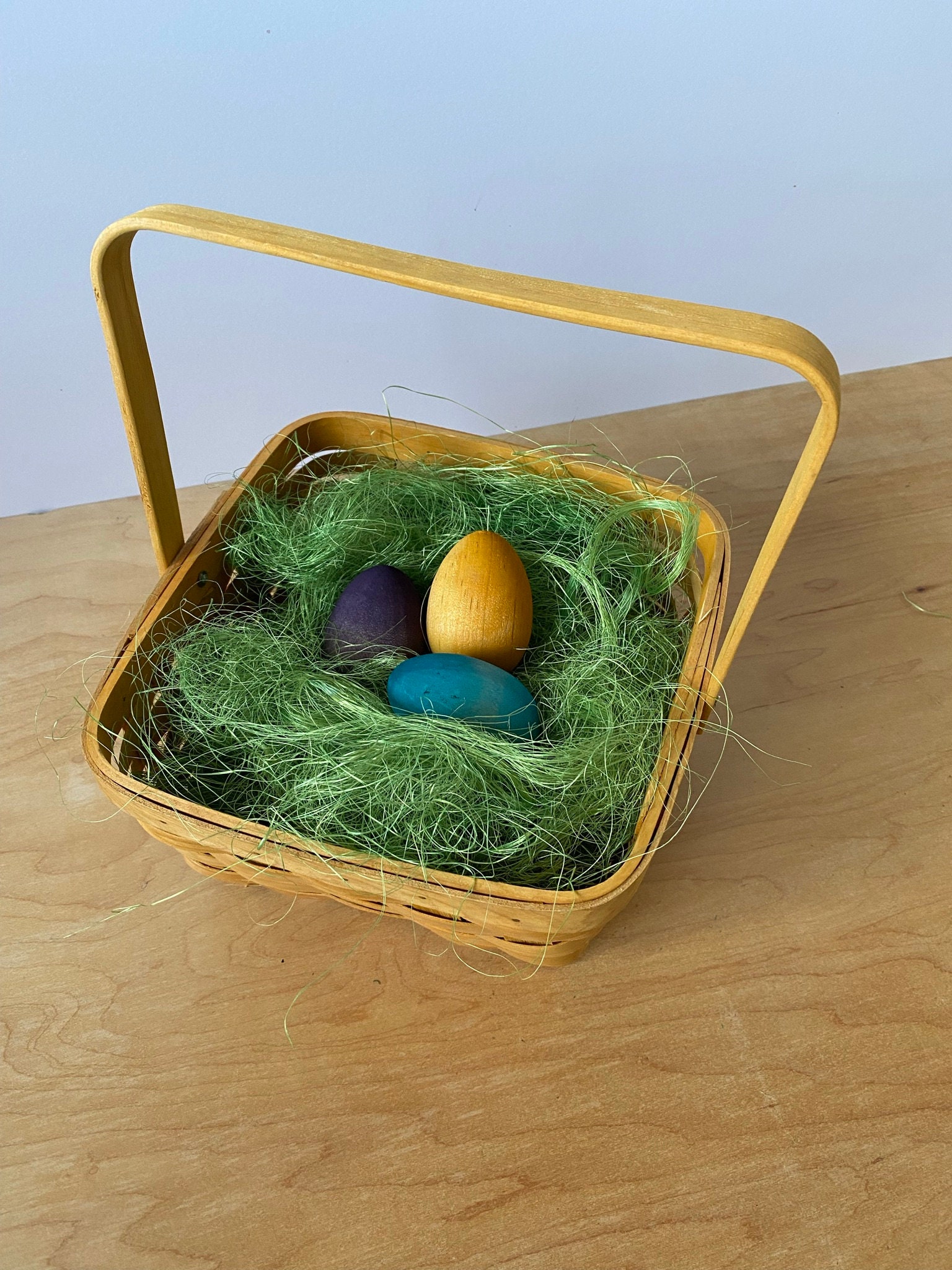 Easter Basket With Grass