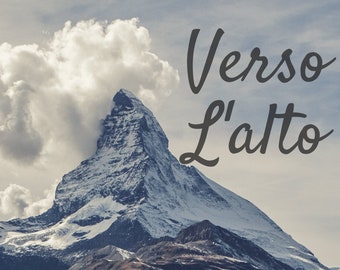 Verso L'alto Print - Etsy