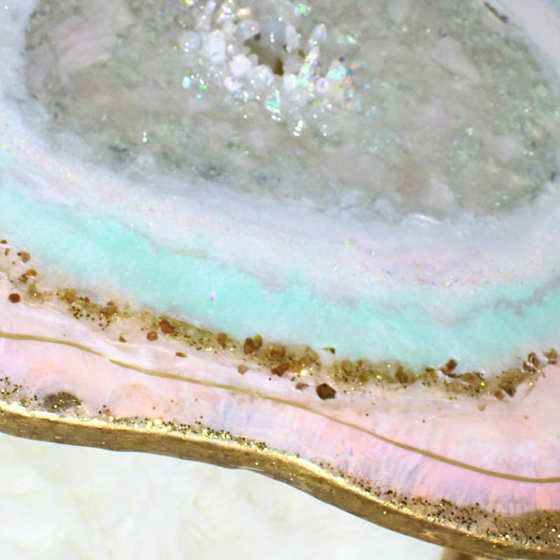 Rose Resin Table - Etsy