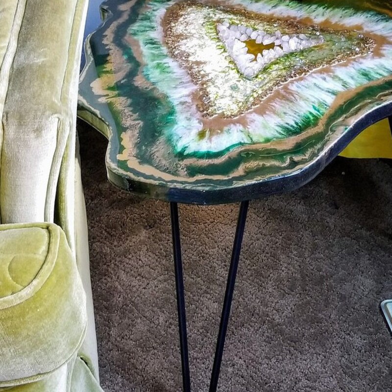 Agate End Table - Etsy