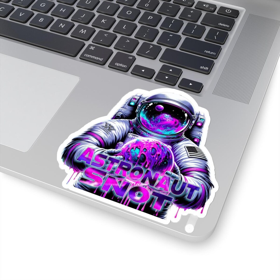Colorful Astronaut Snot Kiss-cut Stickers Fun Space Decor, Laptop ...