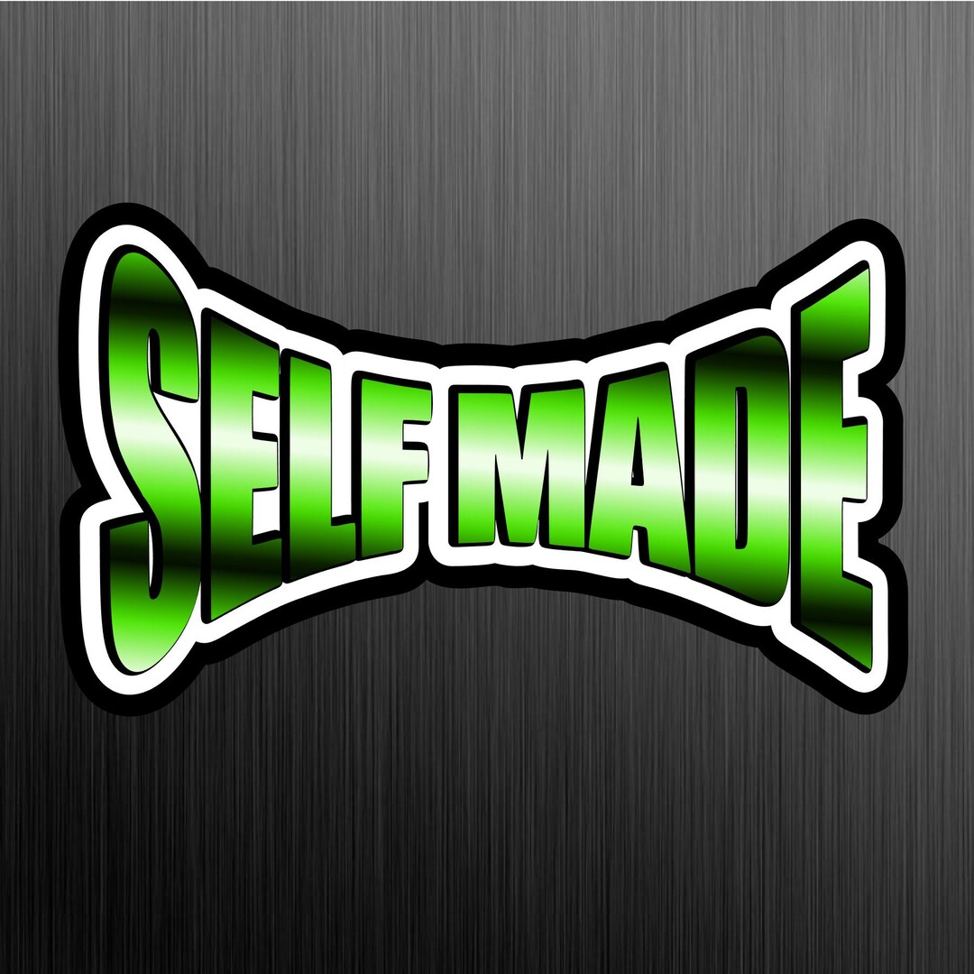 Self Made Decal Sticker - Etsy