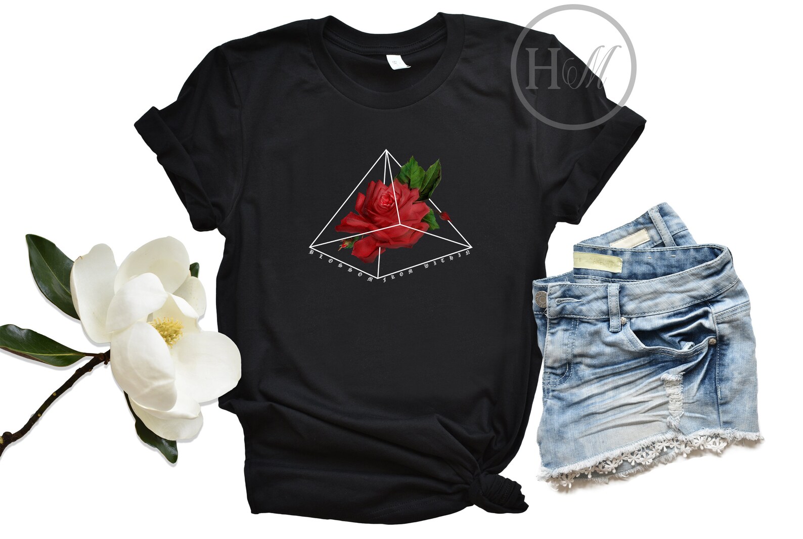 Red Rose Shirt Aesthetic Clothing Rose Red Rose Aesthetic T Shirt - Etsy