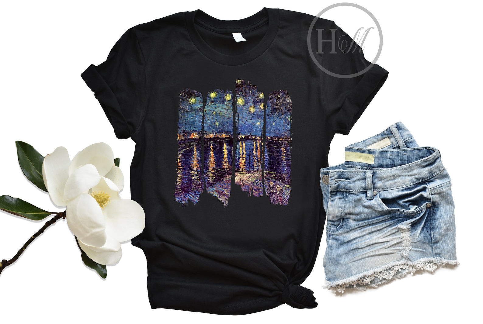 Van Gogh Starry Night, Gogh Starry Sky, Art Teacher Gift, Van Gogh Tee ...
