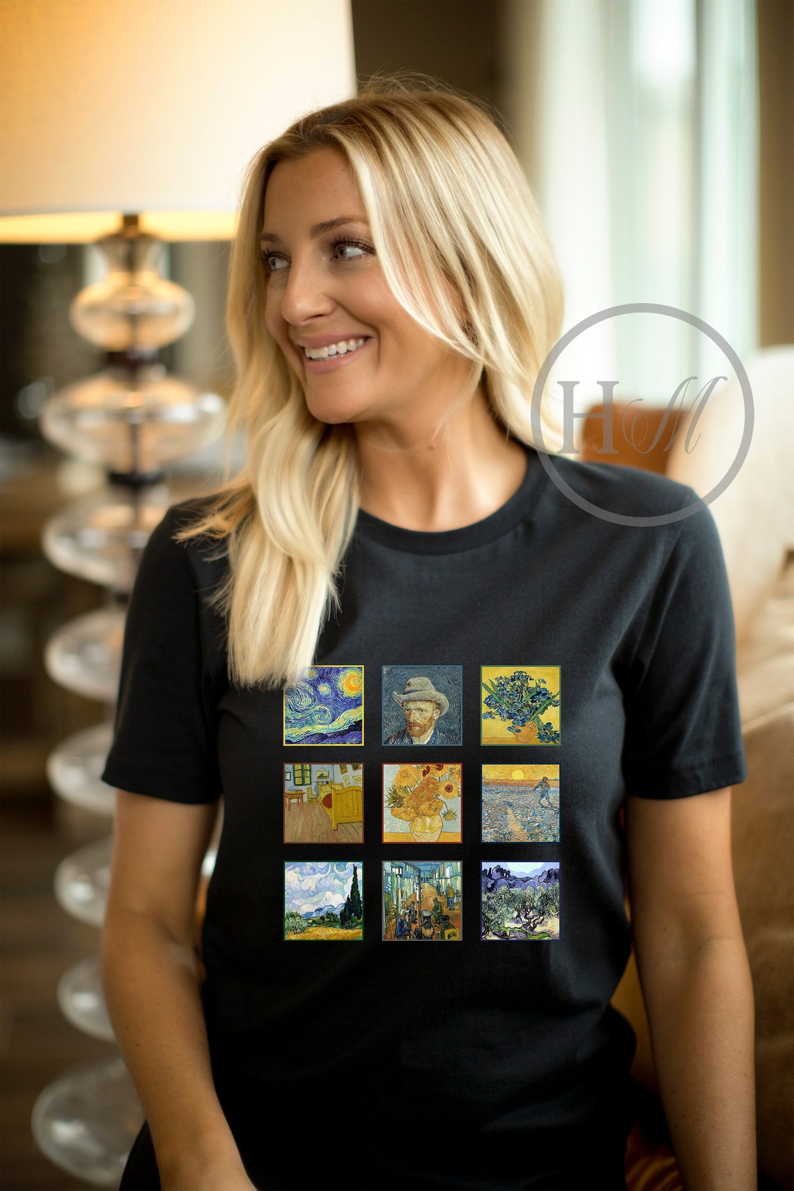 Vincent Van Gogh Tshirt Van Gogh Clothing Van Gogh Sunflowers T-shirt ...