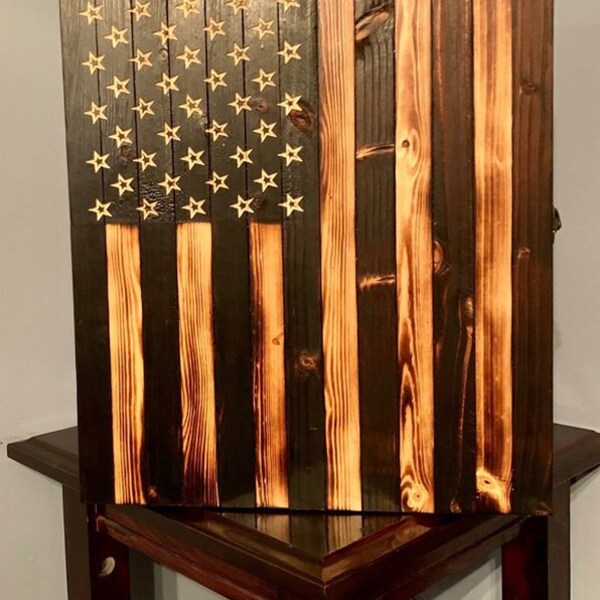 American Flag Retirement Box - Etsy