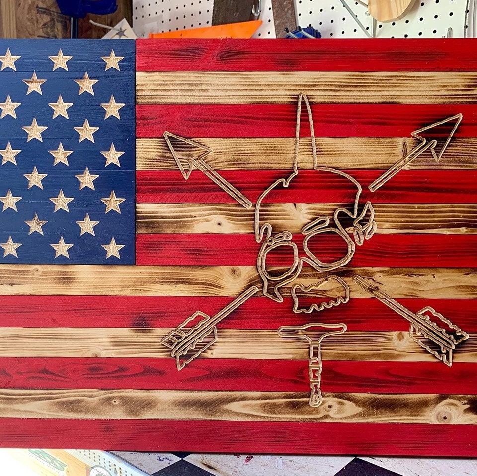 Custom Get Ready U.S. Flag with Concealed | Etsy