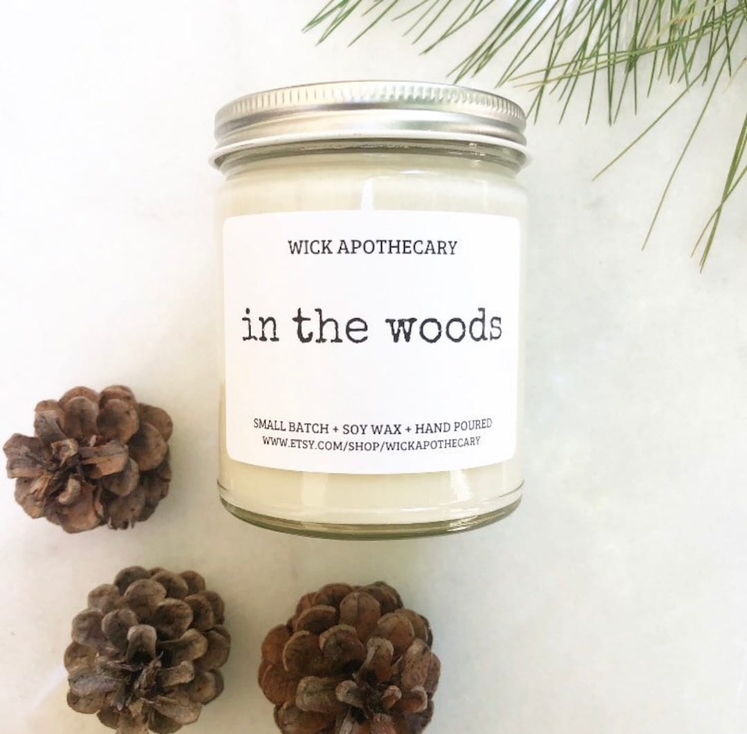 In the Woods, Forest Candle, Autumn Candle, Woods Candle, Nature ...
