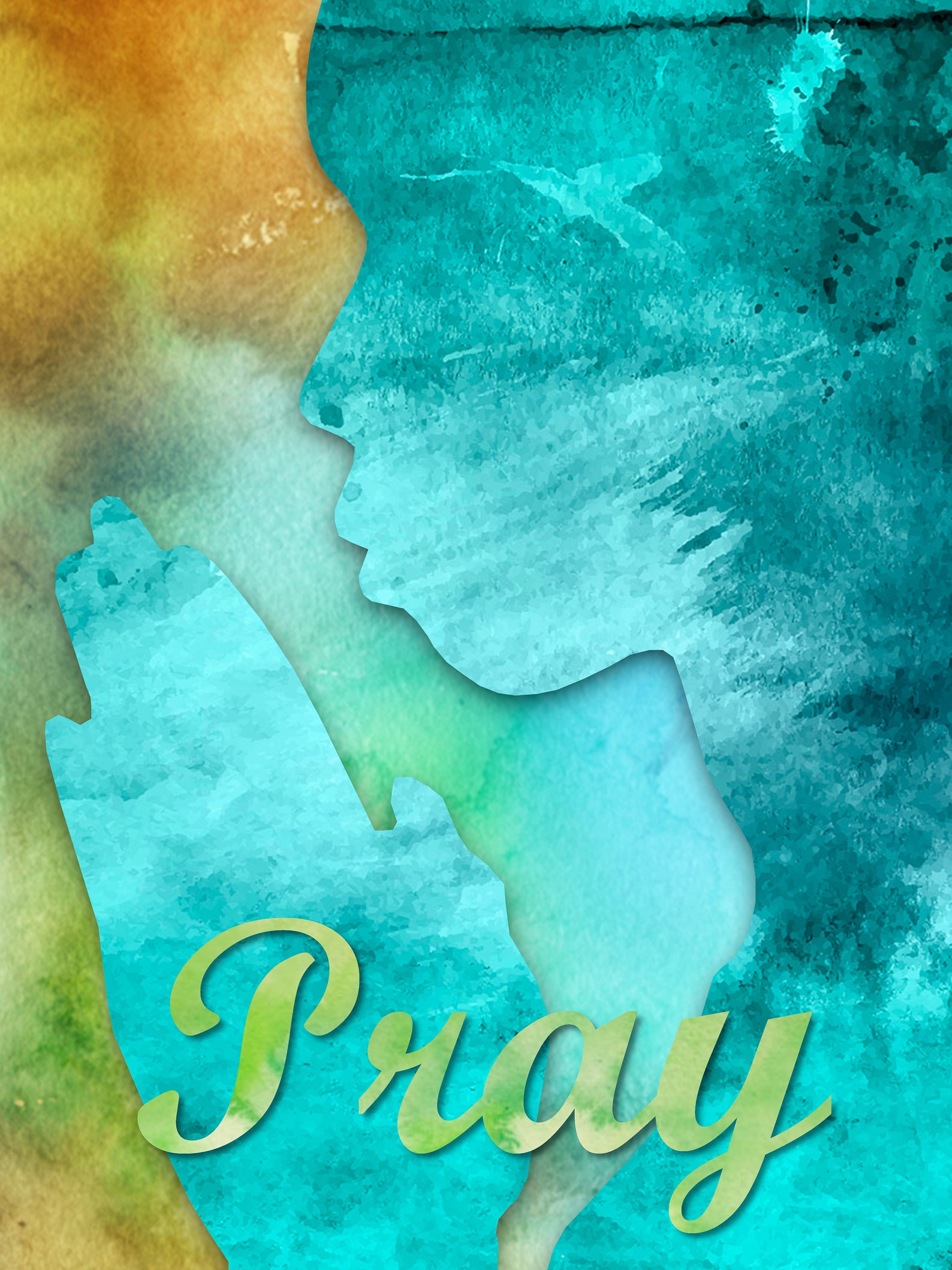 Eat Pray Love Posters/ Kitchen Decor / Watercolor Poster/ Watercolor ...