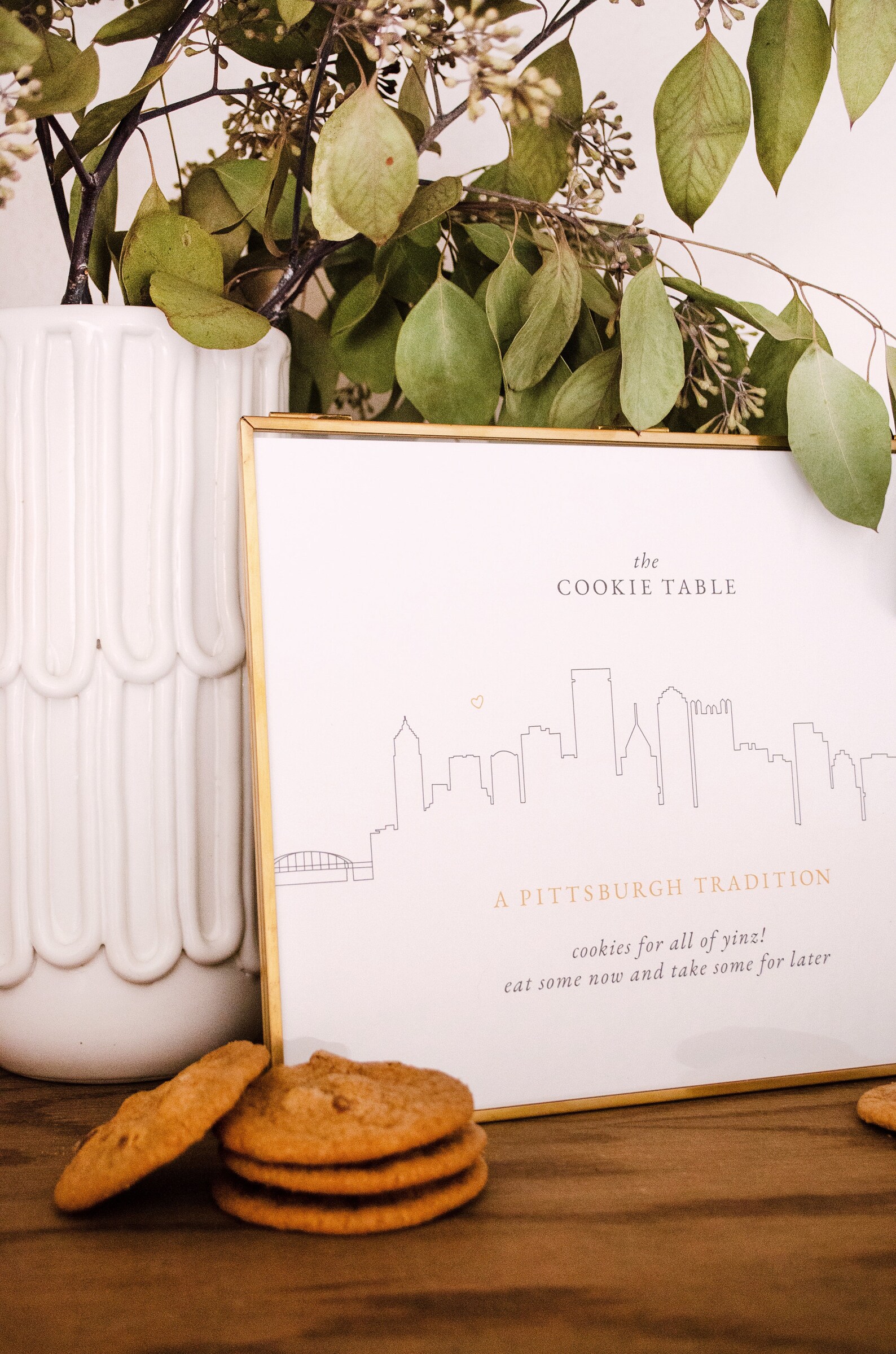 Cookie Table Sign / Digital File / Pittsburgh Wedding / 8 X 10 Sign - Etsy