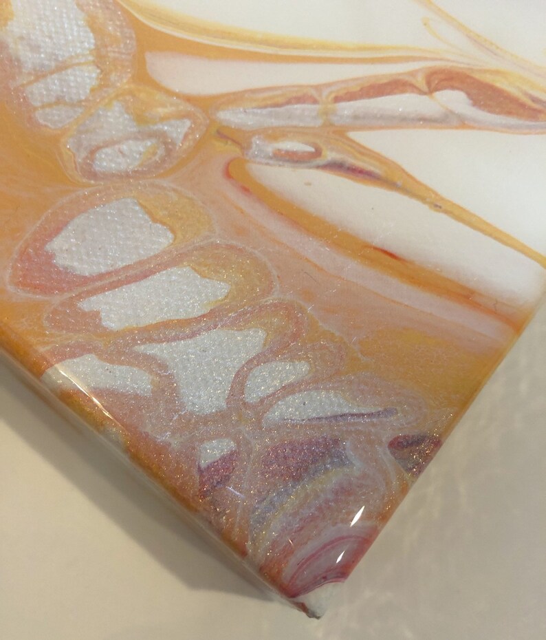Sunset Wave 11x14 Acrylic Resin Painting - Etsy