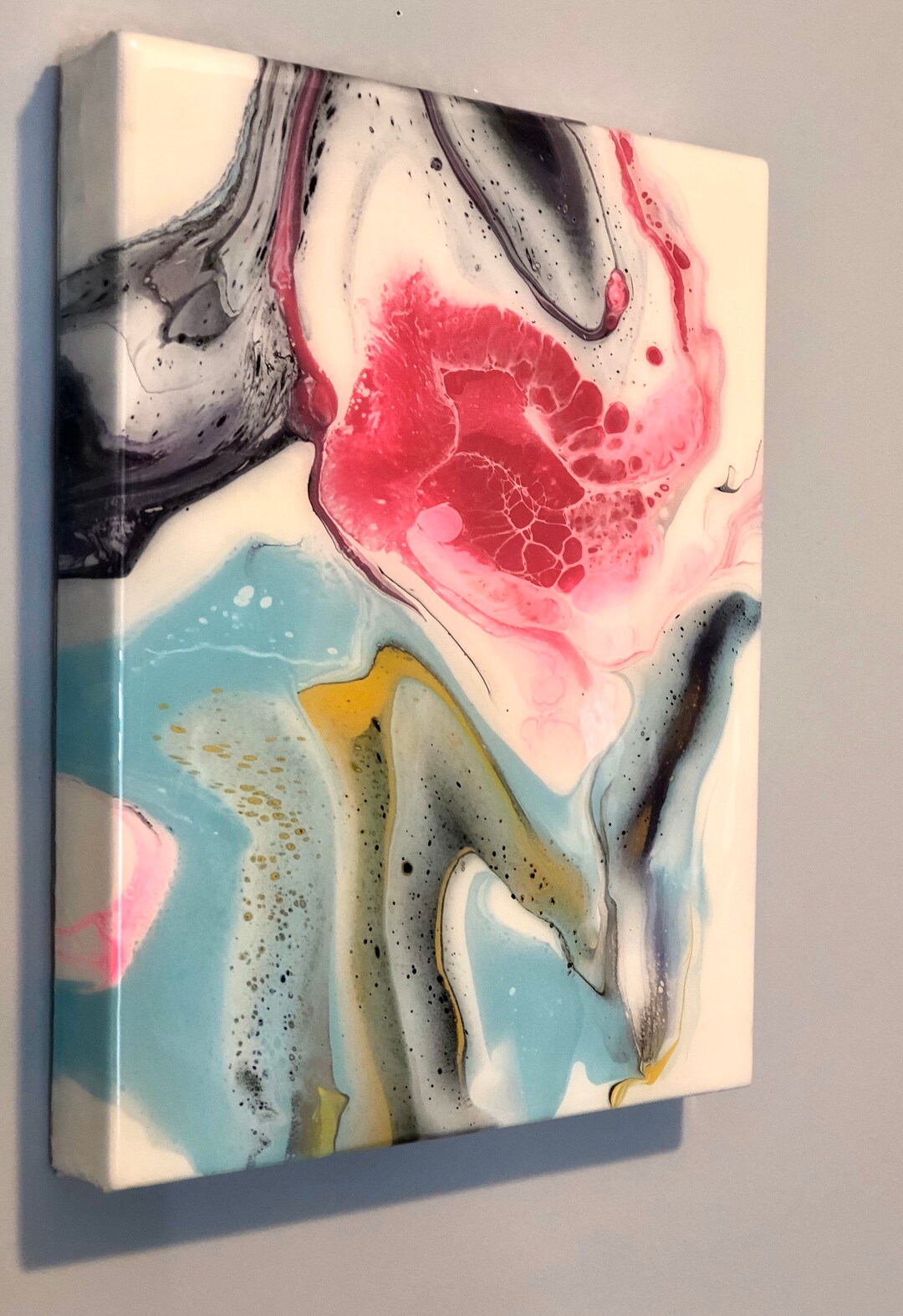 Ebb & Flow- 11x14 Abstract Painting - Etsy