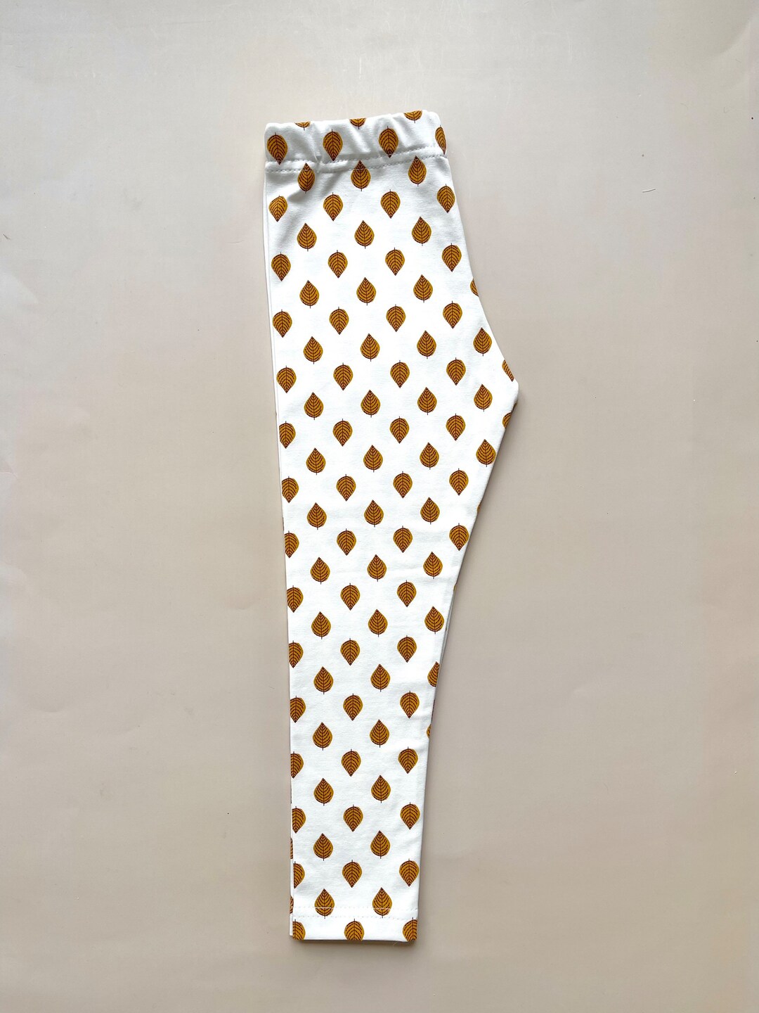 Leggings Mustard Yellow White - Etsy