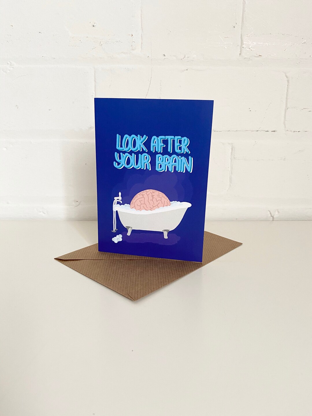 Look After Your Brain A6 Greetings Card Mental Health - Etsy.de Look After Your Brain A6 Greetings Card Mental Health - Etsy.de