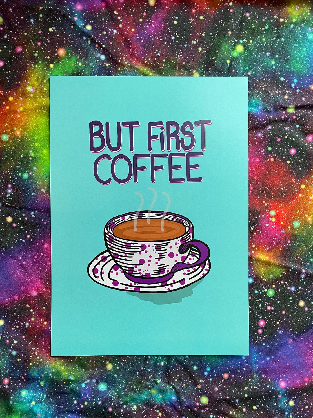 But First Coffee A4 Art Print - Etsy