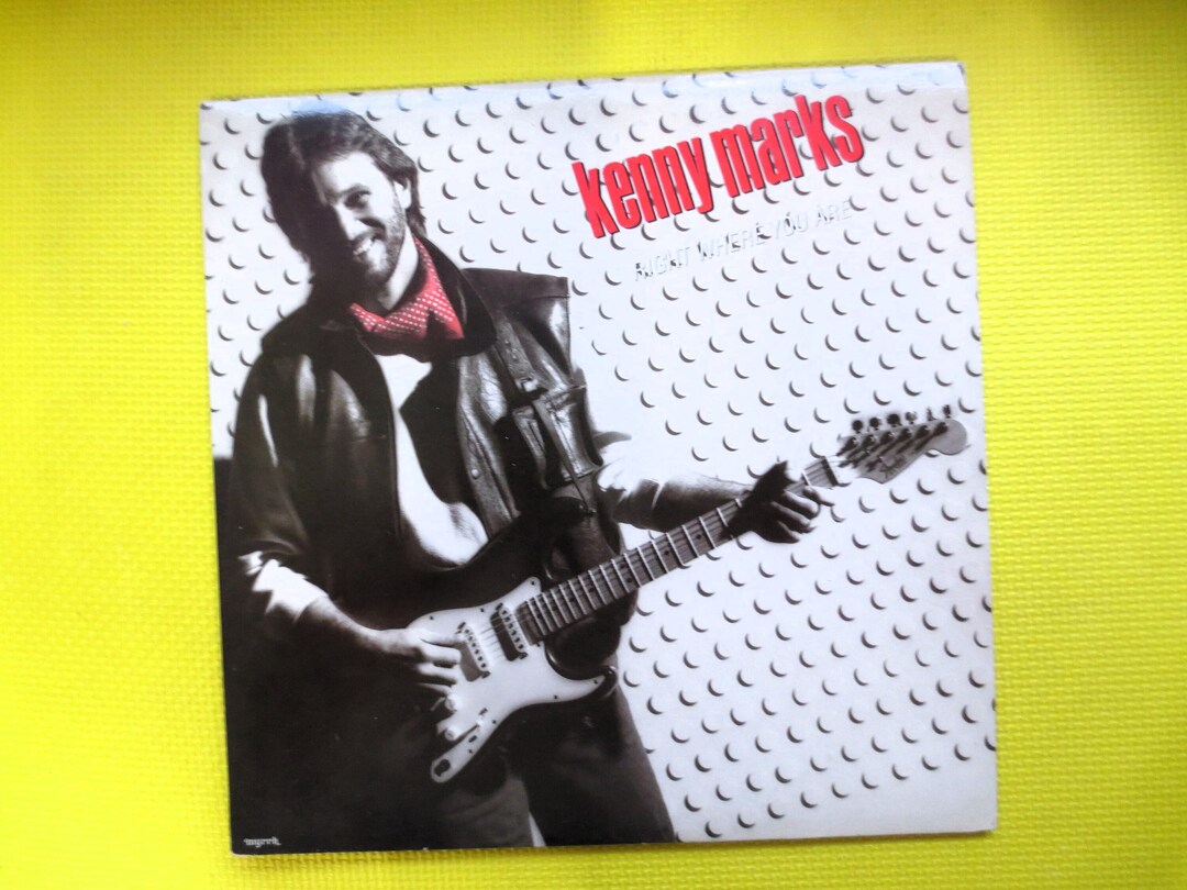 Kenny Marks - Right Where You Are Vinyl Record - 1984 - Etsy