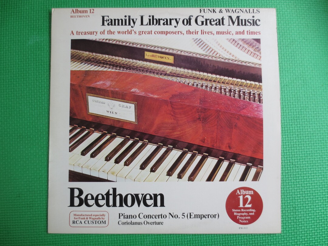 BEETHOVEN, PIANO Concerto, BEETHOVEN Album, Beethoven Vinyl, Vintage ...
