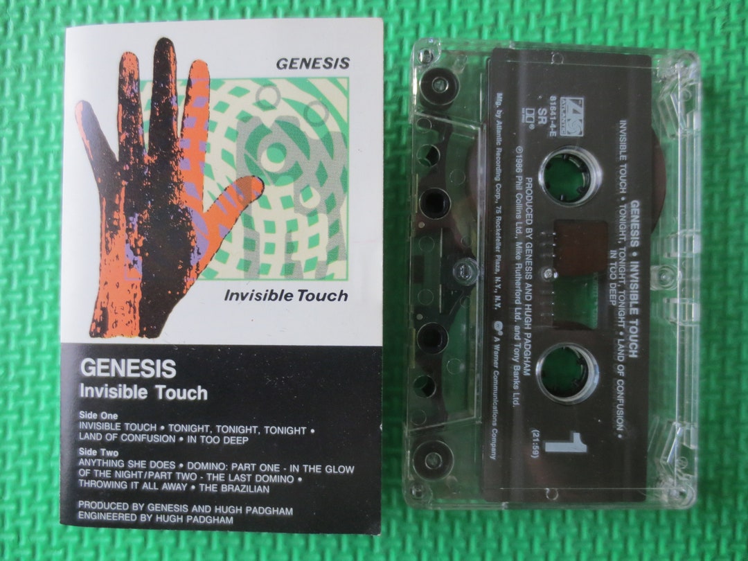 Cassette Tapes, GENESIS, INVISIBLE Touch, GENESIS Cassette, Music ...