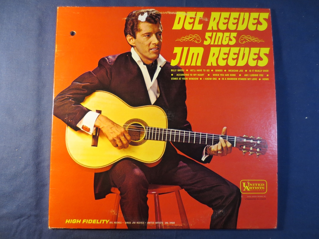 DEL REEVES, Sings JIM Reeves, Country Records, Del Reeves Record, Del ...
