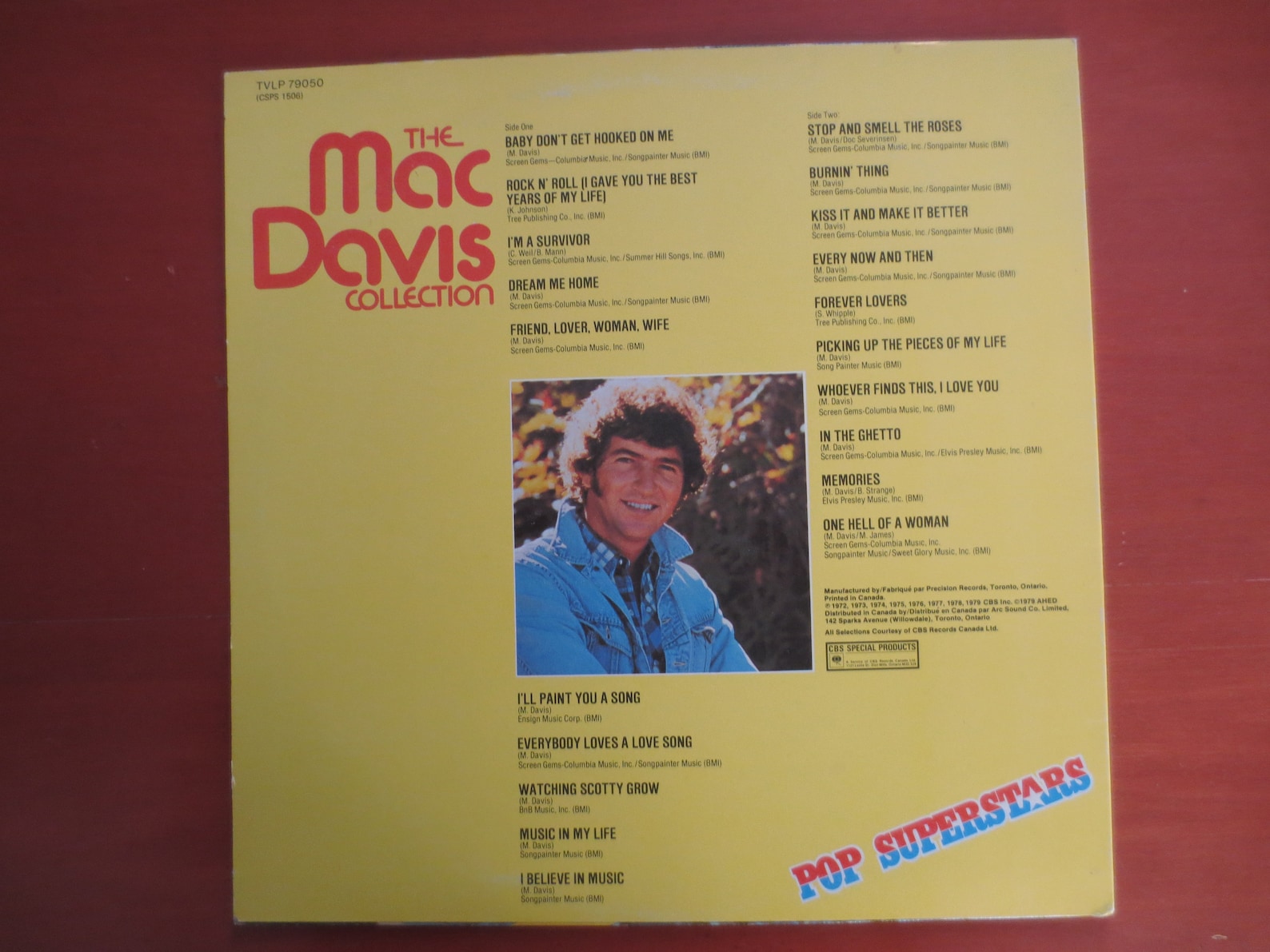 Vintage Records MAC DAVIS Record MAC Davis Collection Mac | Etsy