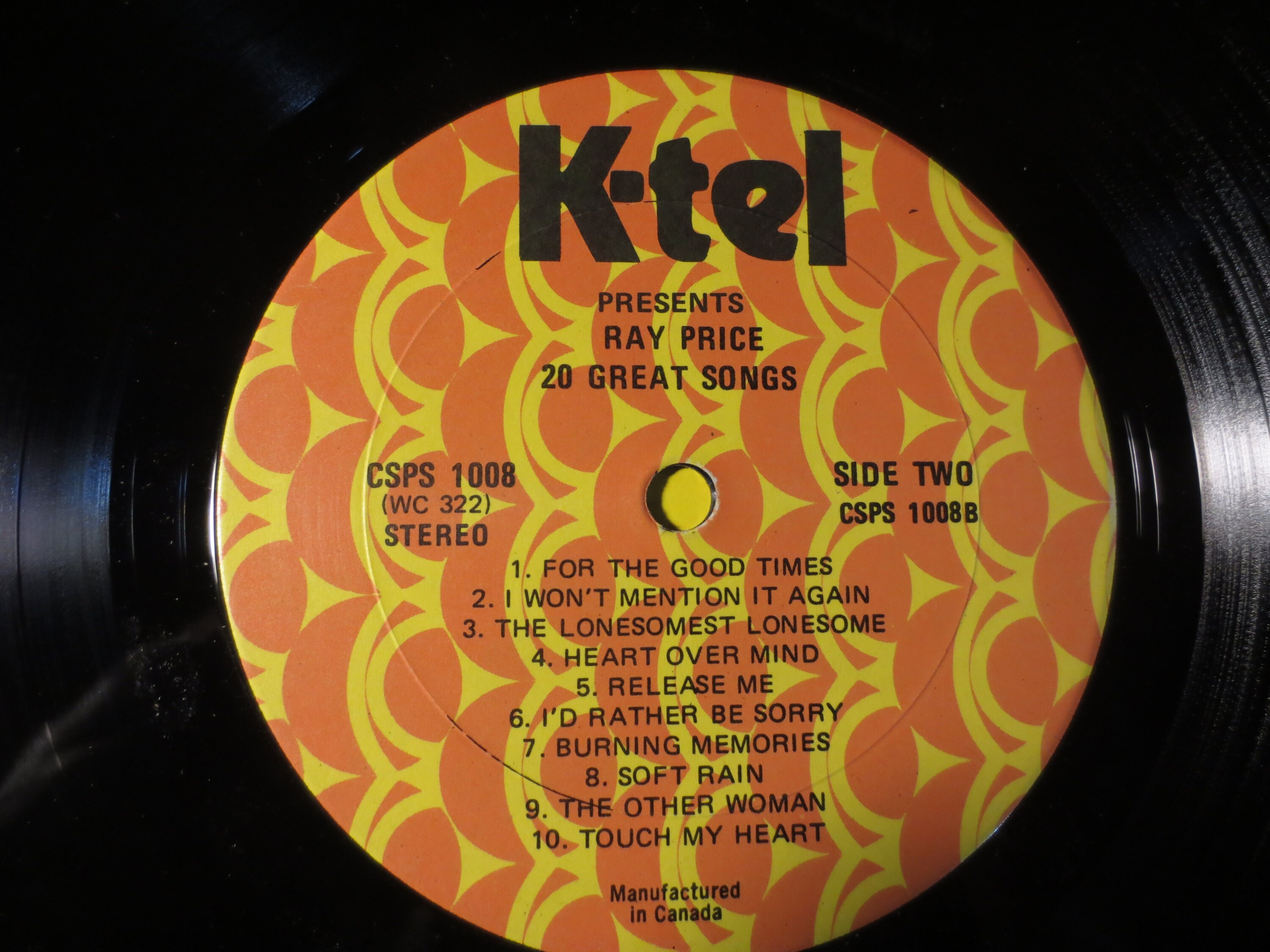 Vintage Records RAY PRICE K-TEL Records Country Records | Etsy