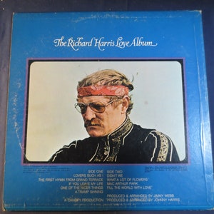 RICHARD HARRIS, LOVE Album, Novelty Records, Richard Harris Album, Pop ...