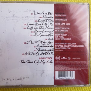 Vintage Cds, DAVID COOK, Rock Album, David Cook Cd, David Cook Album ...