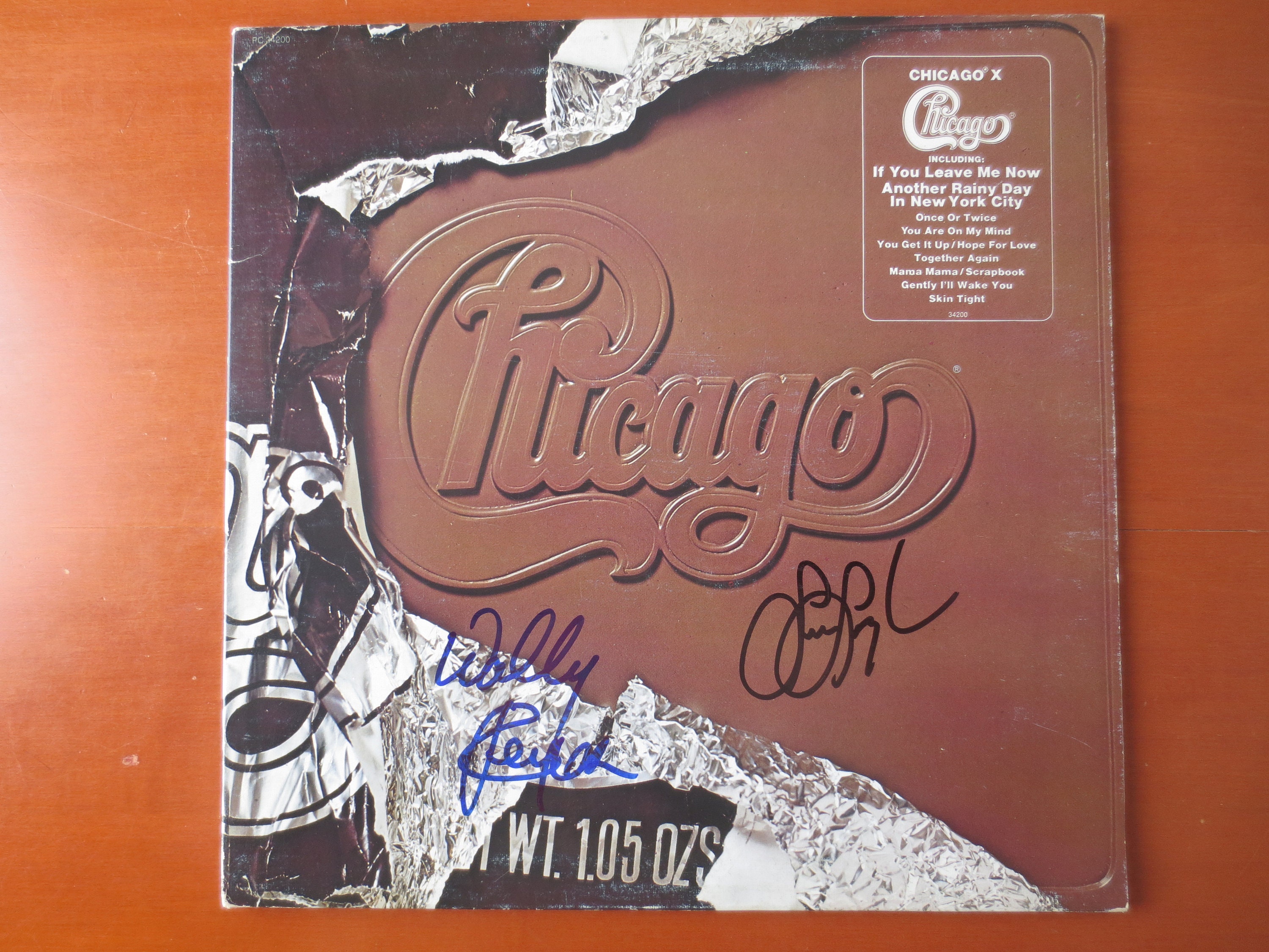 Chicago X Vinyl Record: 1976 Autographed Album - Etsy UK
