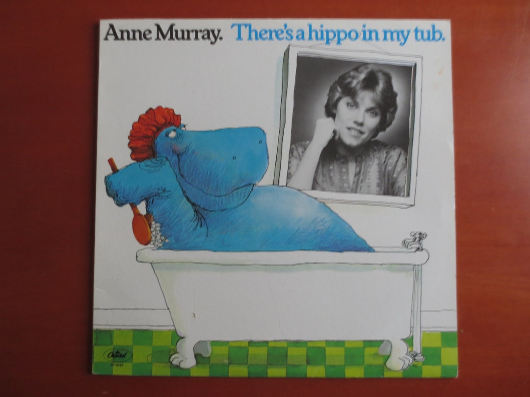 ANNE MURRAY, There's a Hippo in My Tub, Childrens Record, Vintage Vinyl ...