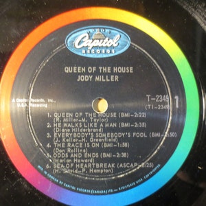 Vintage Records, JODY MILLER, QUEEN of the House, Country Records, Jody ...