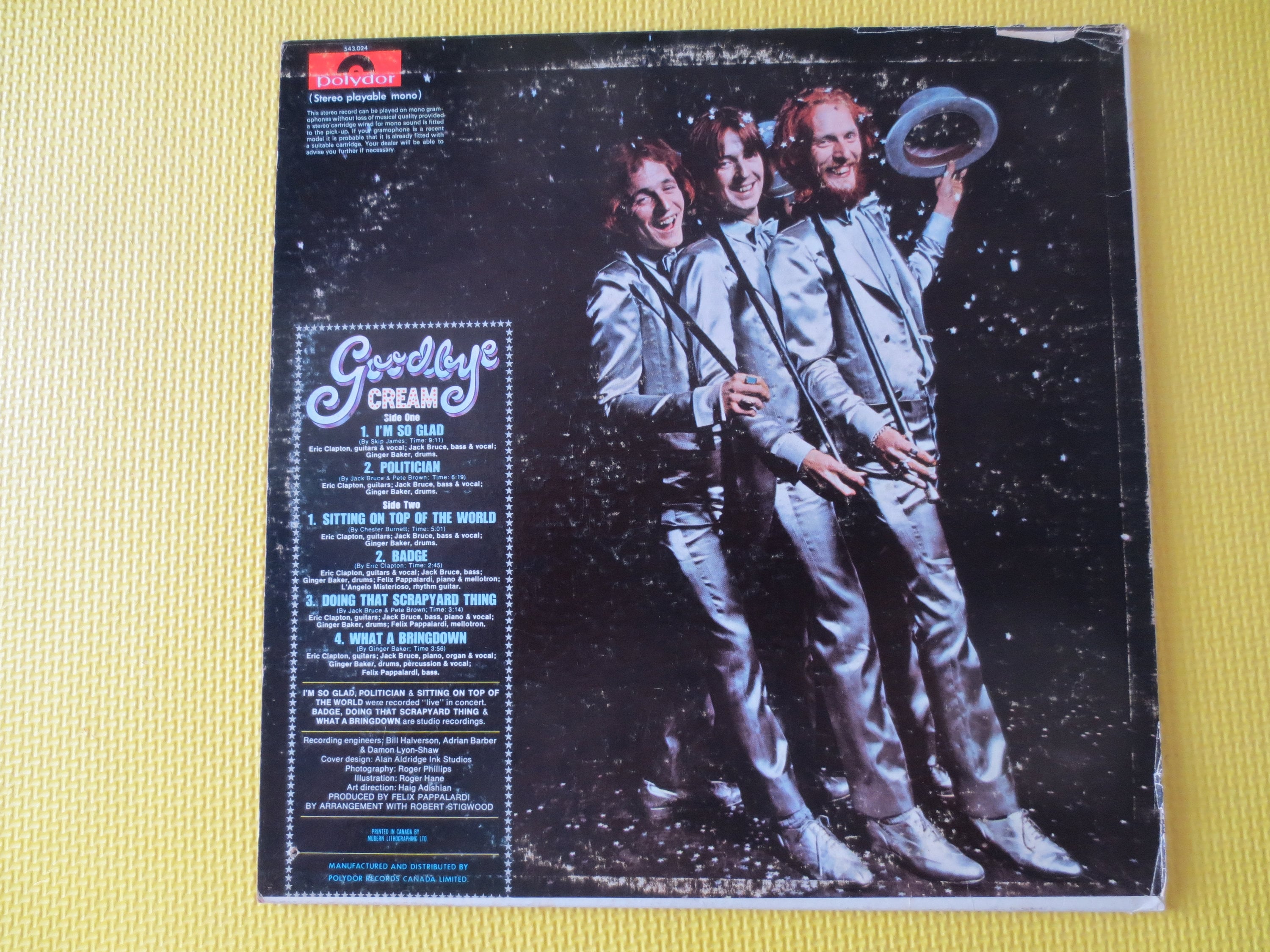 Goodbye Cream Sitting On Top Of The World