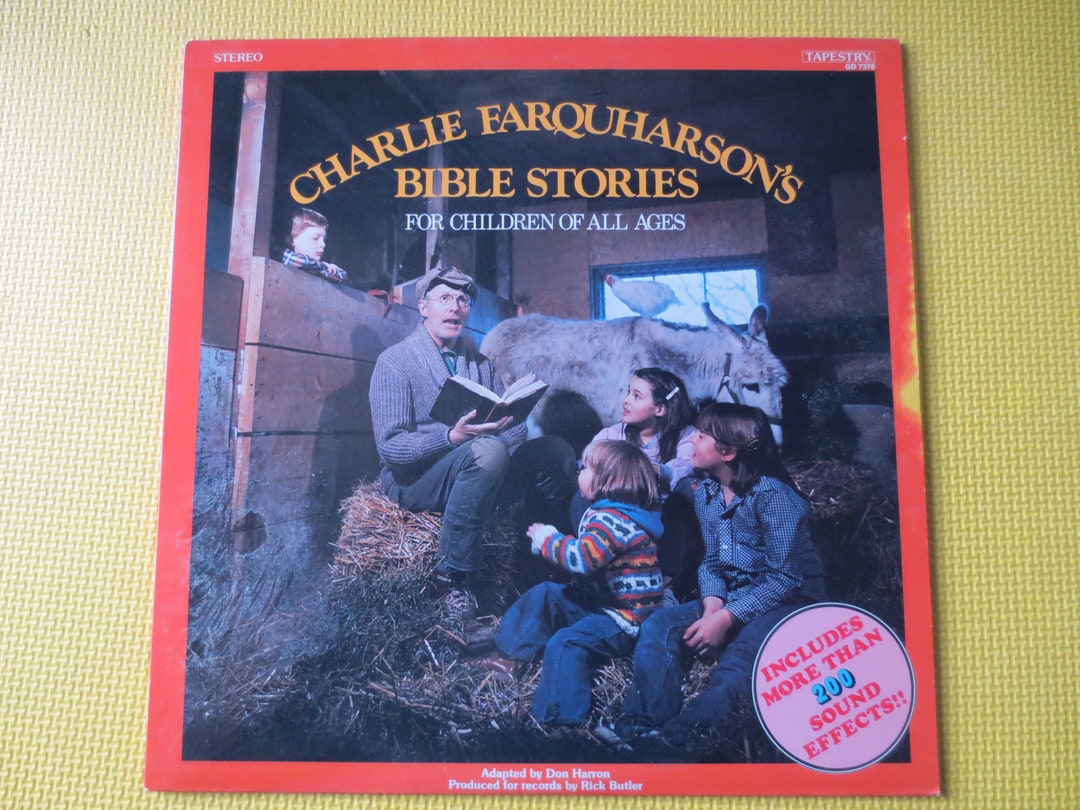 Charlie Farquharson's Bible Stories Comedy LP - 1981 Vintage Vinyl ...